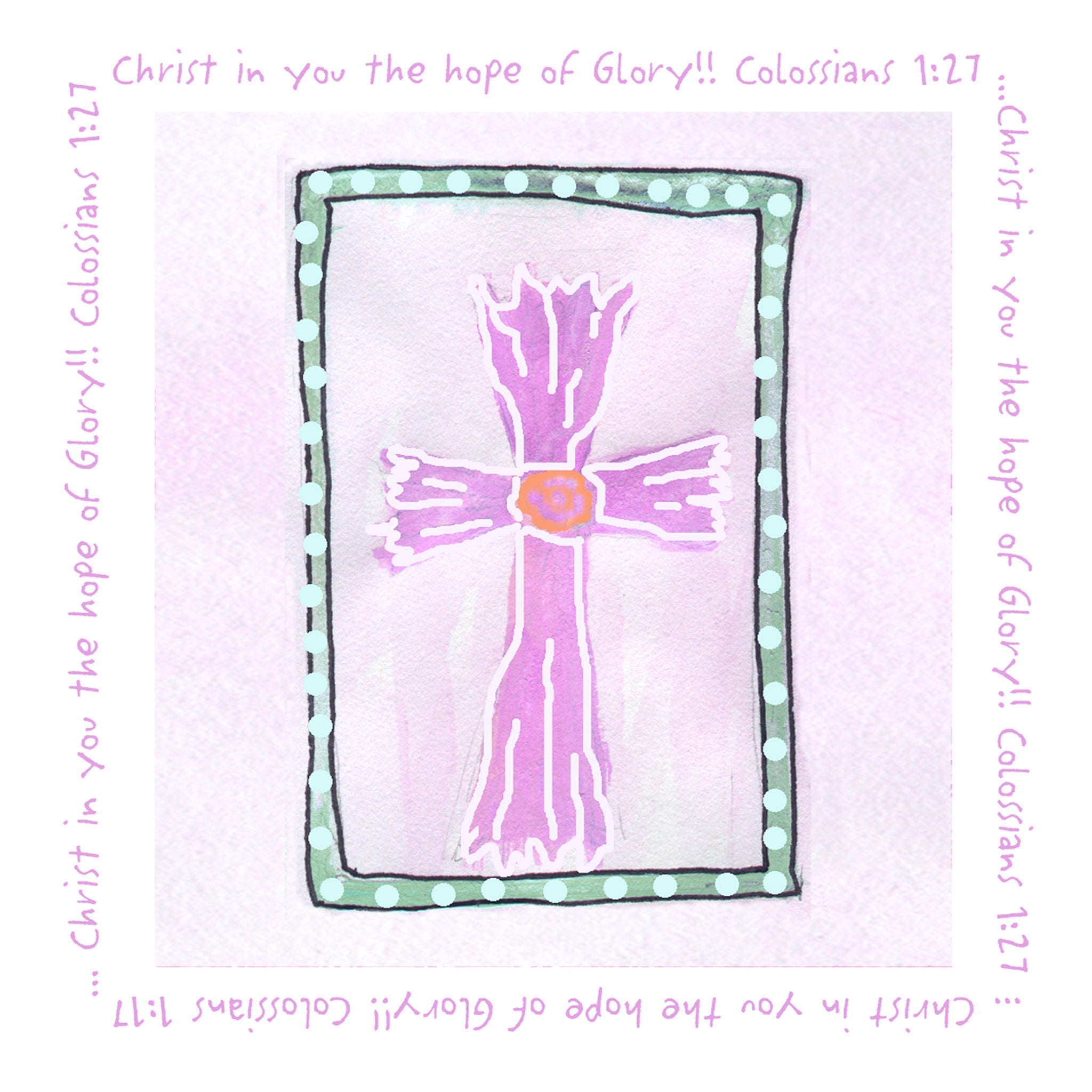 Bright Pink - Pink Cross – Praus Gifts